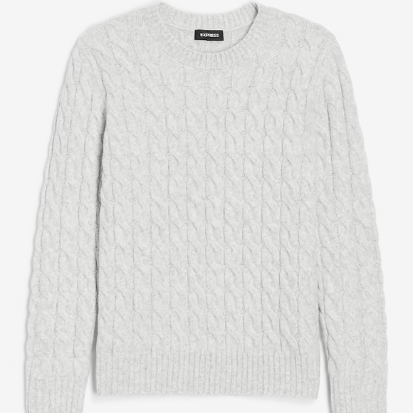 Express | Sweaters | Express Cozy Cable Knit Sweater | Poshmark